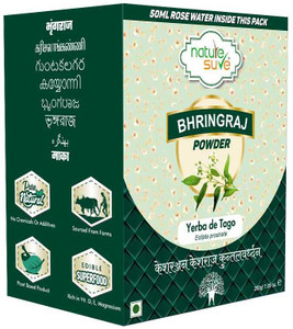 Nature Sure Bhringraj Powder 200g with Rose Water 50ml Price in India ...
