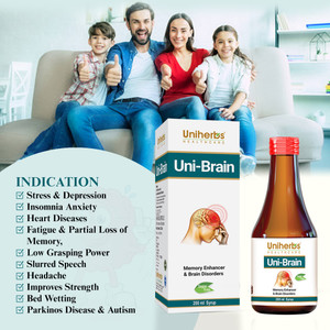 Uniherbs Unibrain Syrup for Brain Heath & Memory Function | Mind ...
