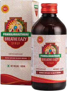 PANKAJAKASTHURI Breathe Easy 400gms + Breathe Easy Syrup 100ml Price in ...