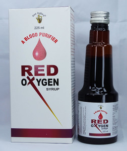 DEE INDIA HERBALS Red Oxygen Syrup a blood purifier (225 ml) pack Of 2 ...