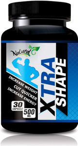 NATURAL Xtra Shape Capsule Weight Gain Product Muscle Gainer Protein ...
