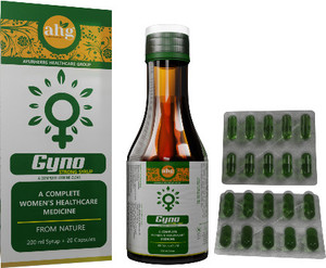AHG healthcare products Gyno Strong Syrup & capsule Price in India ...