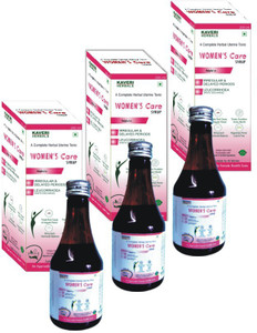 KAVERI HERBALS Women’s Care Veg Syrup for Irregular & Delayed Periods ...