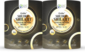 FYTIKA Shuddh Shilajit Gold and Silver Resin - 100% Ayurvedic Himalayan ...