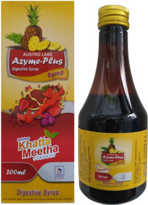 Austro Labs AZYME PLUS DIGESTIVE SYRUP WITH ENZYMES TO SUPPORT HEALTHY ...