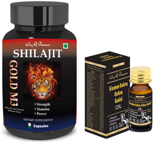 Way Of Pleasure Shilajit M3 Gold 30 Capsule With Kama Sutra Extra Gold ...
