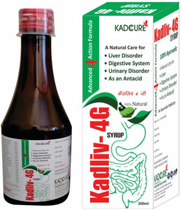 Kadcure Kadliv 4G Syrup For help to maintain a healthy Digestive system ...