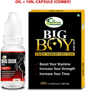 Fasczo Big Boy Pill & Power Massage Oil Stamina Capsule Oil Combo Price ...