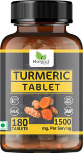 Holyco Health Turmeric Tablet | Curcuma longa, Haldi, Kasthuri Manjal ...