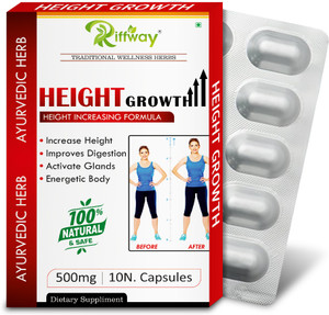 Riffway Hight Growth Capsule For Improves Length of Bones Gains Extra ...
