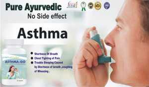 earthayush Ashtma - Go , Helps In Breath & Lungs , 30 Capsule , Pack of ...