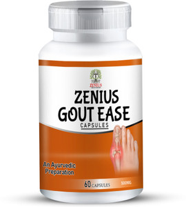 Zenius Gout Ease Capsule for Uric Acid Pain Relieve Capsule for Control ...