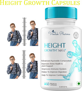 visalak pharma Height Growth Max Plus- Ayurvedic tablets InCrease ...