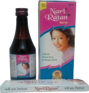 sanwaria Nari Ratan Syrup with tablets pack of 200ml of 2 pcs Combo ...