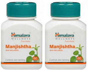 HIMALAYA Manjishtha for Skin Wellness (2 Packs, 60 Tablets Each) Price ...
