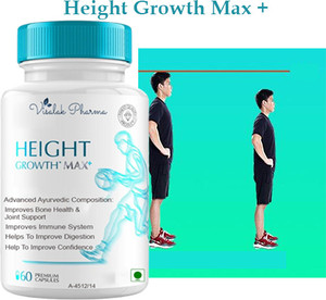 visalak pharma Height Growth Max Plus Herbal Supplement For Speed ...