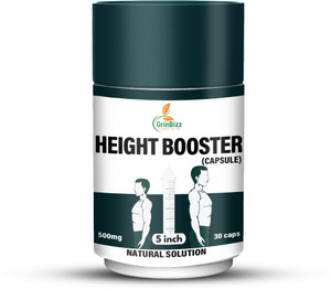 grinbizz Height Booster Capsule Natural Way To Increase Height/Body ...