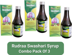 Rudraa Swashari Syrup for Cough & cold and immunity combo pack of 3 ...