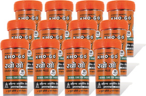 KHO-GO Pills for Cough & Sore Throat, Ayurvedic Tablets For Seasonal ...