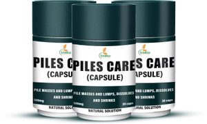 grinbizz Piles Care Capsule For Stop Bleeding Piles, Pain, Itching ...