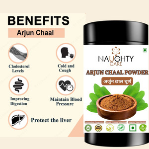 Naughty Care Arjun ki Chaal Powder, Arjuna Bark, Arjun Chal Tree Chhal ...