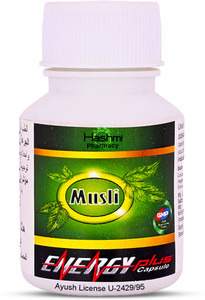 Hashmi Pharmacy Musli Energy Plus Capsule – Herbal Support for Stamina ...