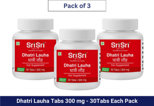 Sri Sri Tattva Dhatri Lauha - Iron Supplement Tablets | Each Pack 30 ...