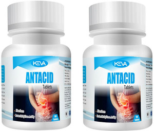 KEVA Antacid Tablet for Reduces Pain Related to Ulcers (Pack Of 2 ...