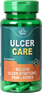 CIPZER Ulcer Care 60 Capsules-Relieve Peptic & Stomach Symptons Pains ...