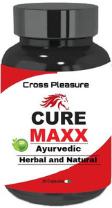 Cross Pleasure Cure Max_30 Capsule 100% Ayurvedic and Herbal & Natural ...