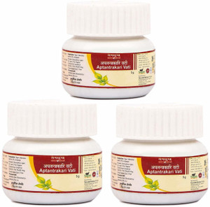 Tansukh Aptantrakari Vati | Ayurvedic Herbal Powder | 5 G x 3 | Pack Of ...