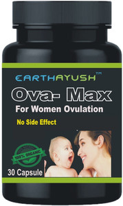 earthayush OVA-MAX , Women improve egg growth & quality , 30 capsule ...