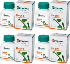 HIMALAYA Hadjod Bone & Joint Wellness (4 Packs, 60 Tablets Each) Price ...