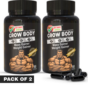 BEST CHOICE NUTRITION GROW BODY CAPSULE FOR WEIGHT GAIN, MUSCLE ...