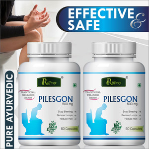 Riffway Pilesgon Capsule For Controls Stop Bleeding Burning Pain ...