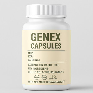Genex Smilax china Extract Capsules Pack of 60 Capsules. Price in India ...