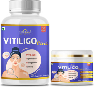 sultan night Vitiligo Care (Leucoderma) Package (Capsule & Cream) Price ...