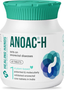 Healing Hands Anoac-H Tablet Patented Advanced Piles & Fissure Relief ...