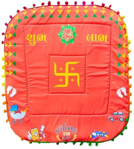 PREETENCY New Born Baby Naming Ceremony(PAGLI RUMAL Printed Chhathi Set ...