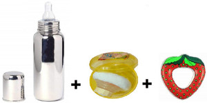 Aquawell-ROS Stainless Steel SS.304 Milk Feeding Bottle With Teether ...