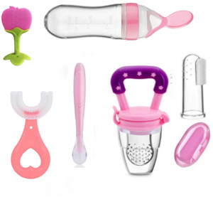 Magic Pebbles Baby Ultra Soft Food Feeding Spoon Bottle With Fruit ...