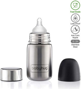babyhug Steel Feeding Bottle Sterilizable - 320ml ( Stainless Steel ...