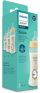 Philips Avent Grow Baby Bottle SCF064/01 | Penguin | 6m+ age | BPA free ...