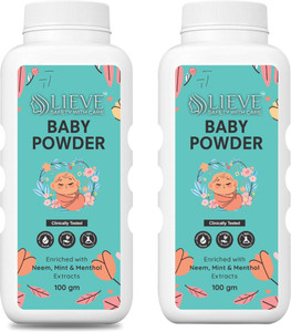lieve BABY POWDER Enriched With Neem, Mint & Menthol Extracts 100 gm ...