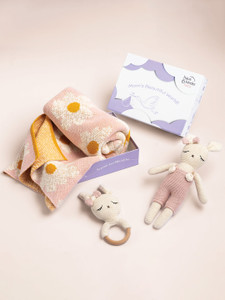 haus & kinder Olly Baby Shower Gift Box : Pack of 3- Blanket, Rattle ...