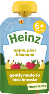 HEINZ Organic Apple, Pear & Banana Baby Puree, UK-made Cereal Price in ...
