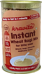 Kravita Instant Wheat Ragi Mix made with Desi Cow Ghee,Nuts,Dates ...