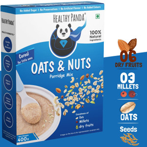 HEALTHY PANDA Sugar free(400Gm)Oats & Dryfruits Baby Cerelac/Kids food ...