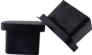 B K Jagan and Co Square Rubber Cap For Furniture 30x30mm (Pack of 10 ...