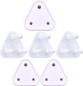 naughty kidz Pack of 6 Baby Safety Electric Socket Plug Cover Guard For ...